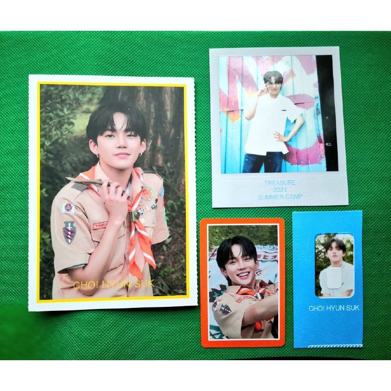 TREASURE SUMMER CAMP HYUNSUK OFFICIAL MERCHANDISE Photocard Bookmark ...