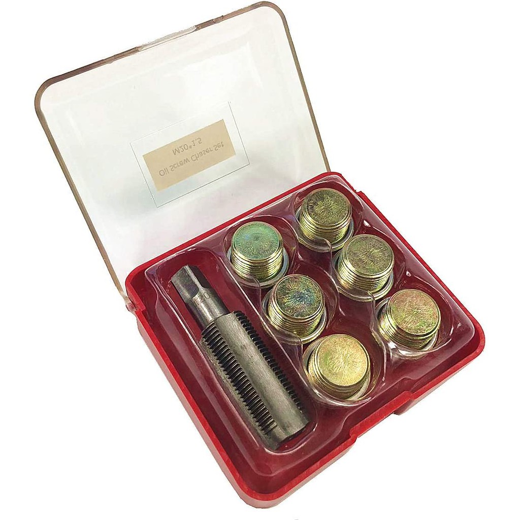 M20 x 1.5MM Oil Drain Plug Thread Repair Kit Oil Pan Screws Rethread ...