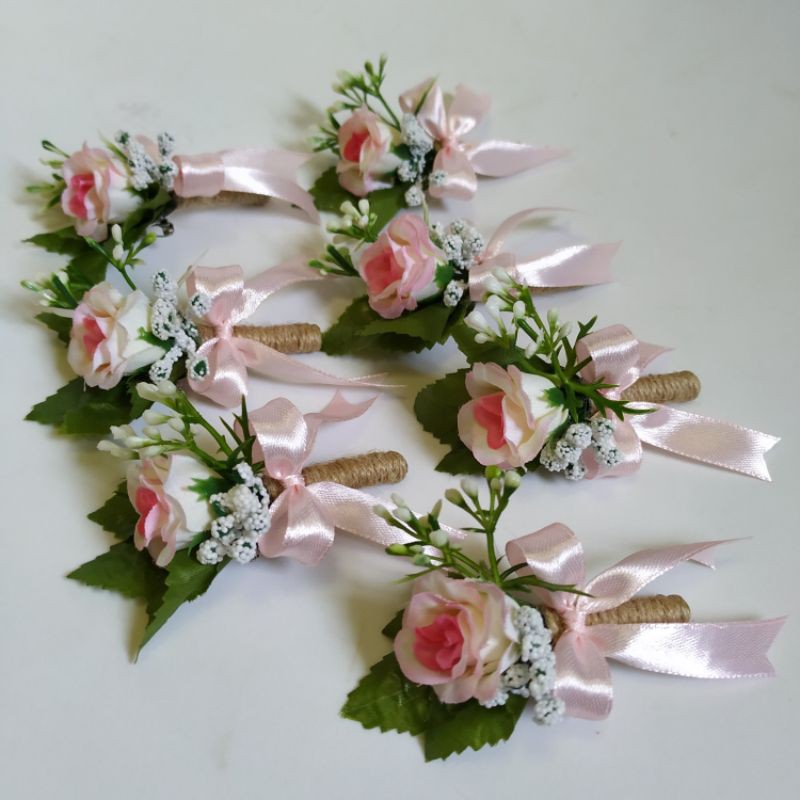 buttoniere pin corsage bunga kendarat bunga rewang | Shopee Malaysia