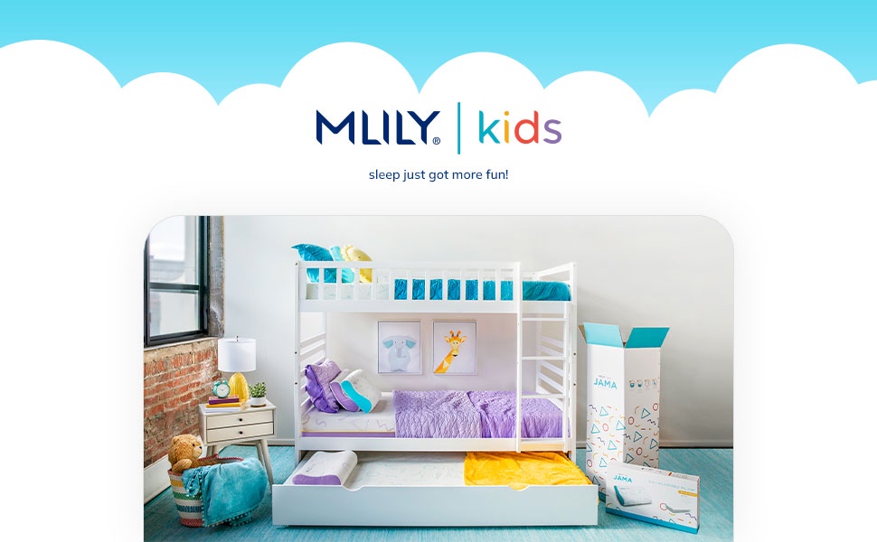 MLILY 3-in-1 JAMA Kids Adjustable Contour Memory Foam Pillow | Shopee ...