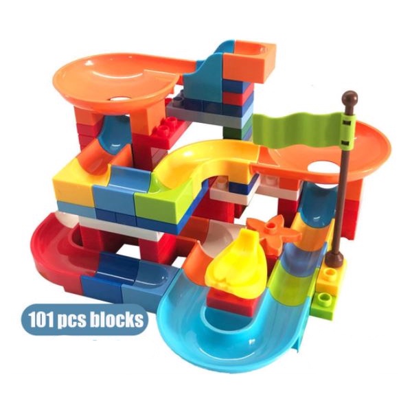 marble run track block 80pcs | Shopee Malaysia