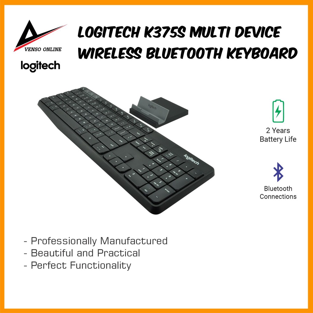 Logitech K375s multi device wireless Bluetooth Keyboard | Shopee Malaysia