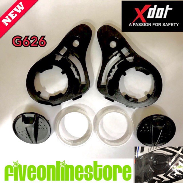 🔥New Design🔥 Original XDot Helmet Side Cover Repair Kit G626 G518 G618🔥Ready Stock🔥 | Shopee ...