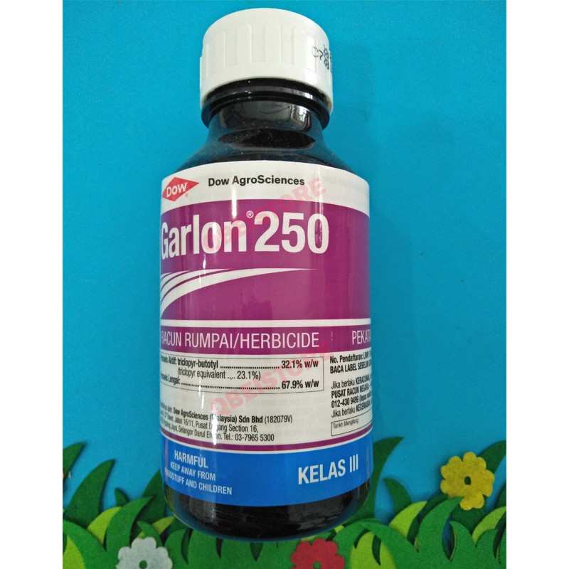 Garlon 250 500ml / Mengawal Rumput Rumpai - Untuk Sawit dan Getah ...