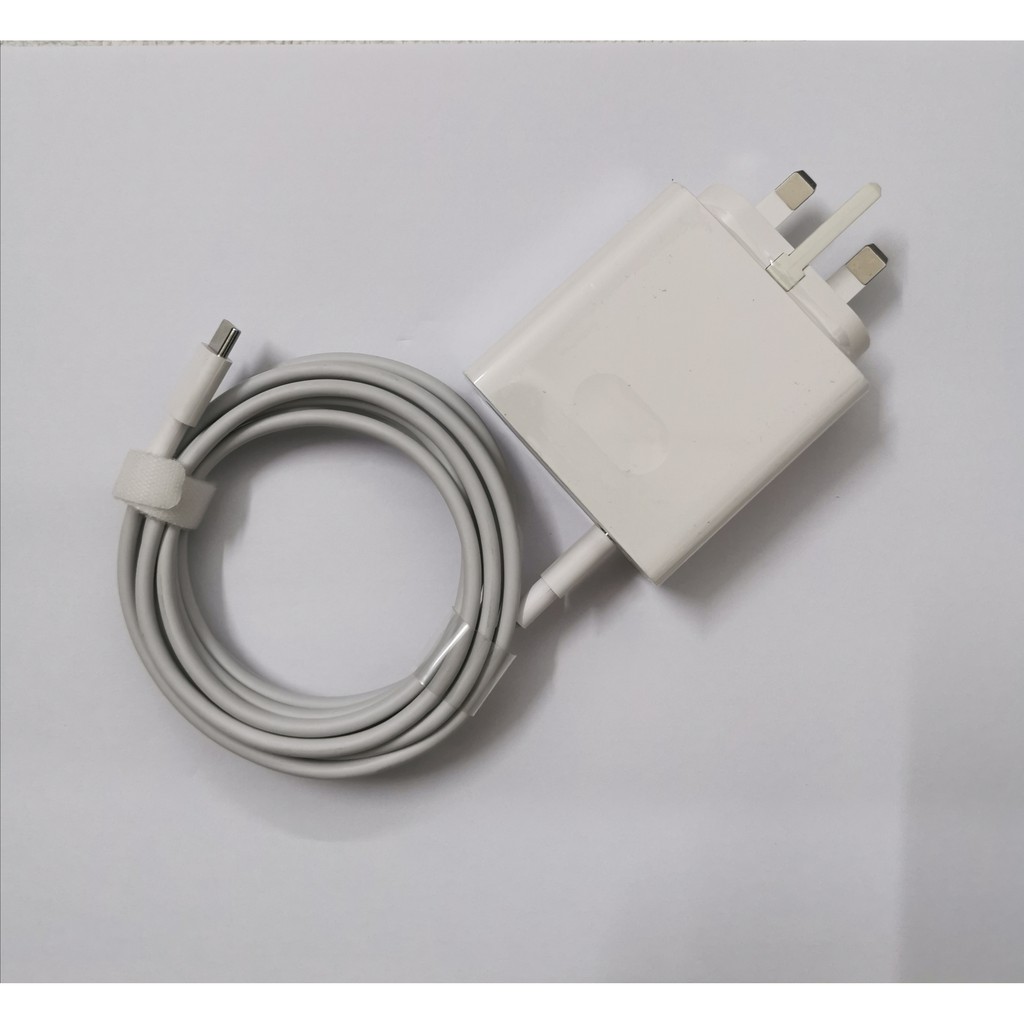 HUAWEI 65W MateBook Power Adapter with Dual USB-C Port UK PIN Laptop ...