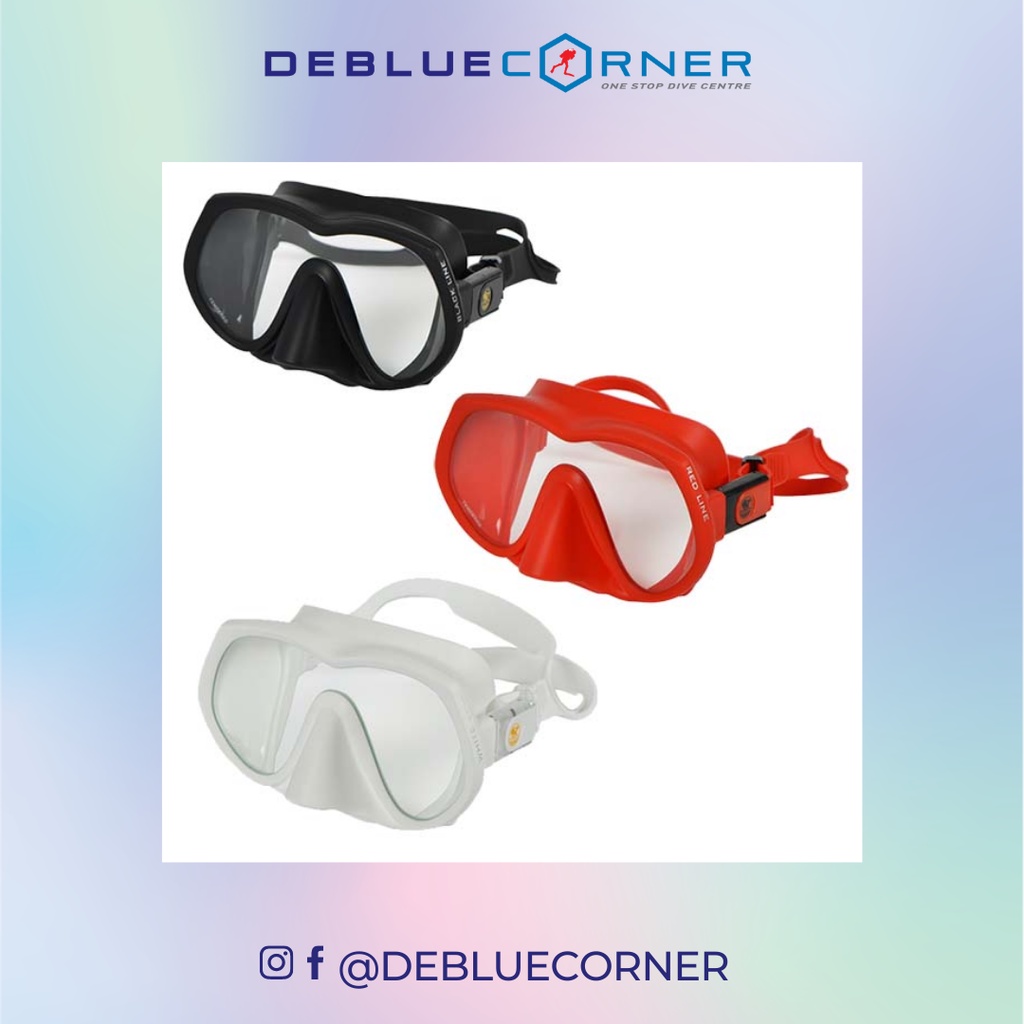 POSEIDON Line Mask (Scuba Diving/Snorkeling/Freediving) 100% Authentic ...