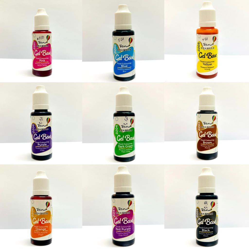 TRANS GEL BASE FOOD COLOURING/ PEWARNA MAKANAN GEL 25G | Shopee Malaysia