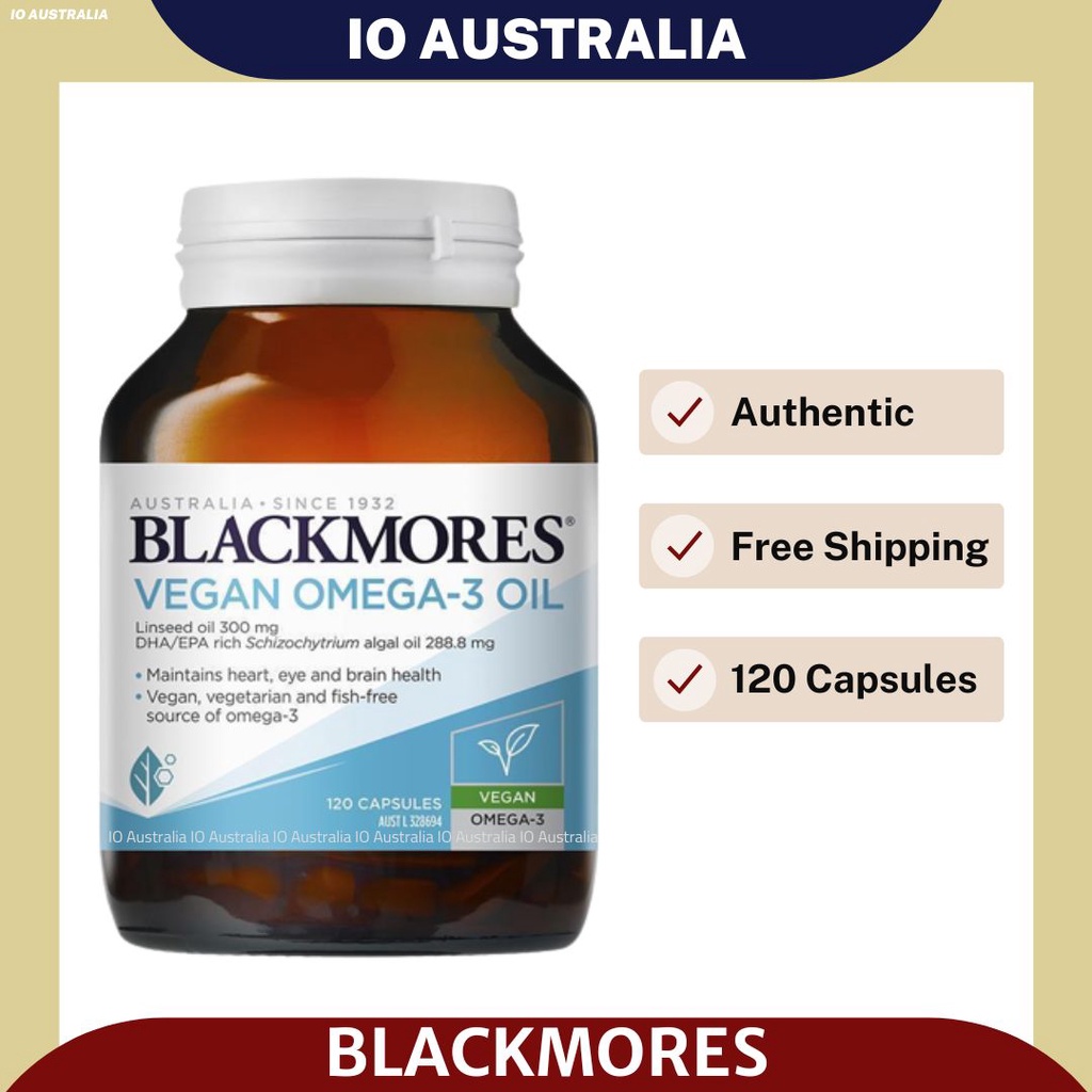 Blackmores Vegan Omega-3 Oil 120 Mini Capsules | Shopee Malaysia