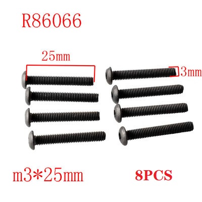 RC M2 M2.5 M3 M4 Button/Flat/Round/Column Head Hex Screws Nuts Metal ...