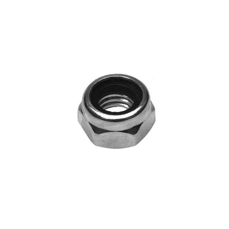 10Pcs Lock Nut M3 x 0.5mm Stainless Steel Nylock Nylon Insert Hex Self ...