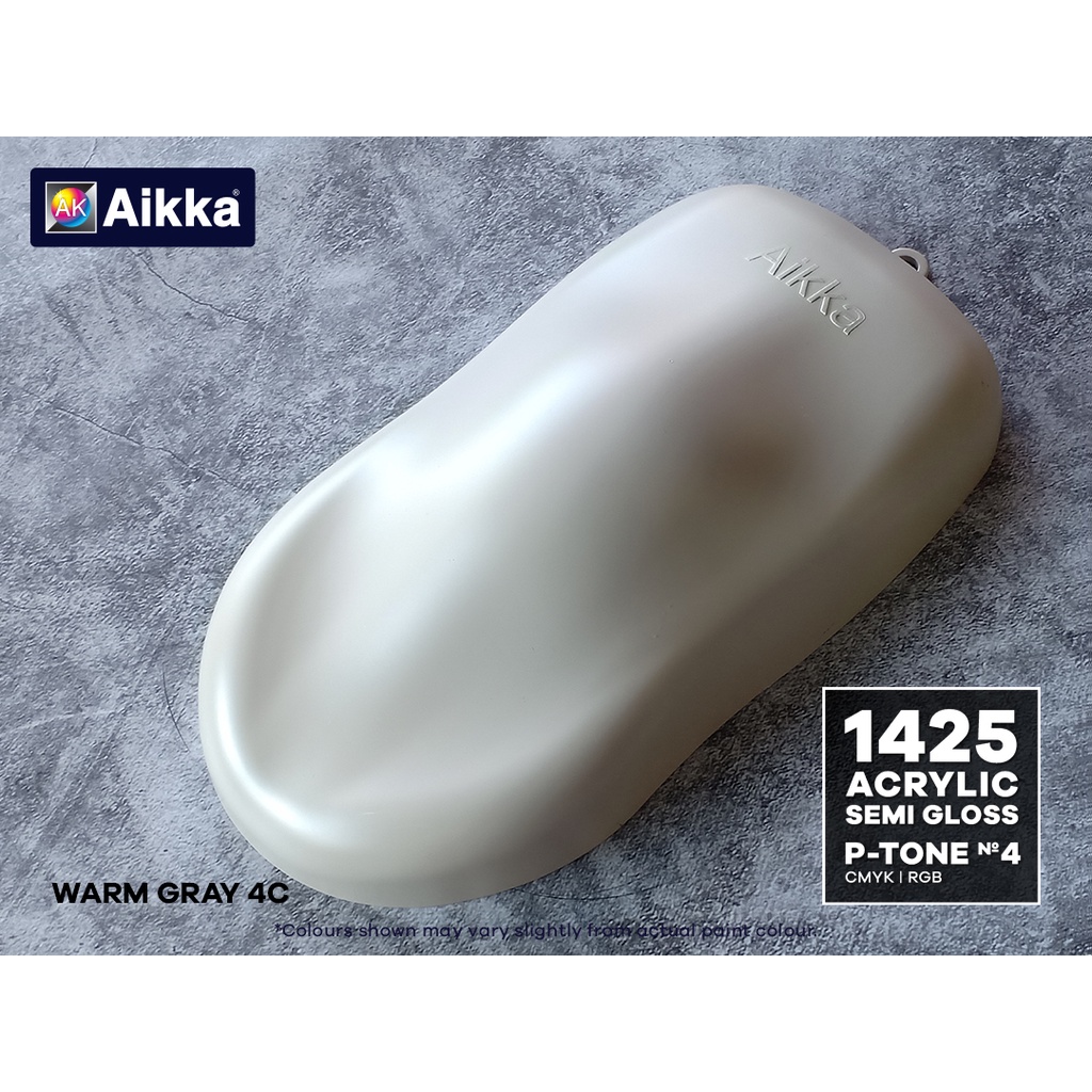 AIKKA Paint PANTONE Colour Warm Gray 4C / 1425 ACRYLIC SEMI GLOSS PAINT ...
