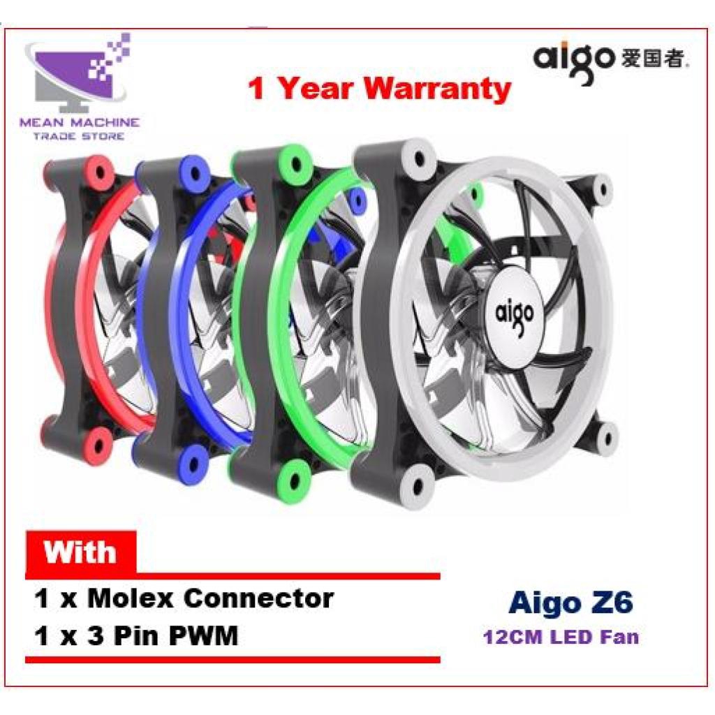 Aigo Z6 12 CM Double Ring LED Chassis Gaming Fanigo Z6 12 CM Double ...