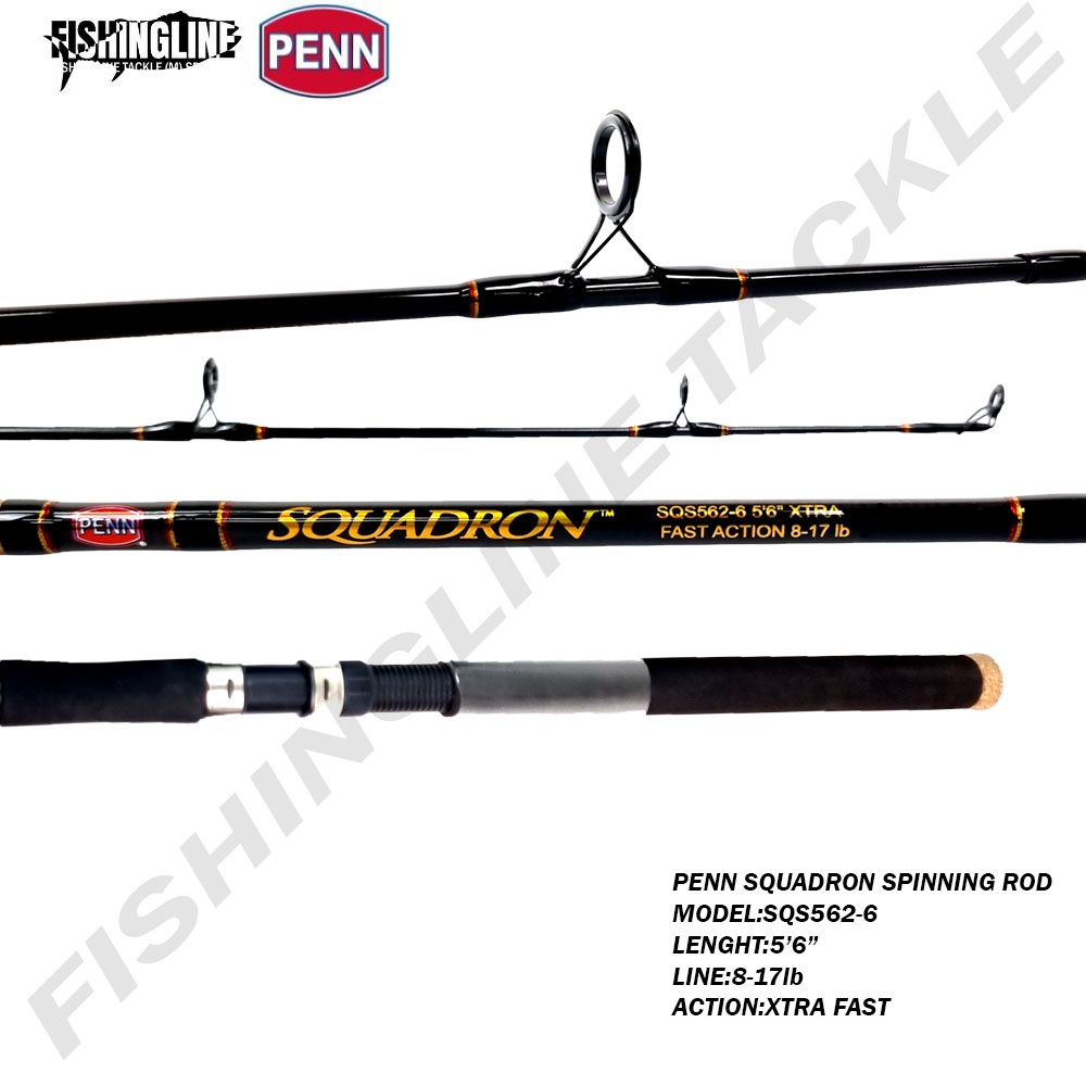 PENN fishing rod SQUADRON spinning rod | Shopee Malaysia