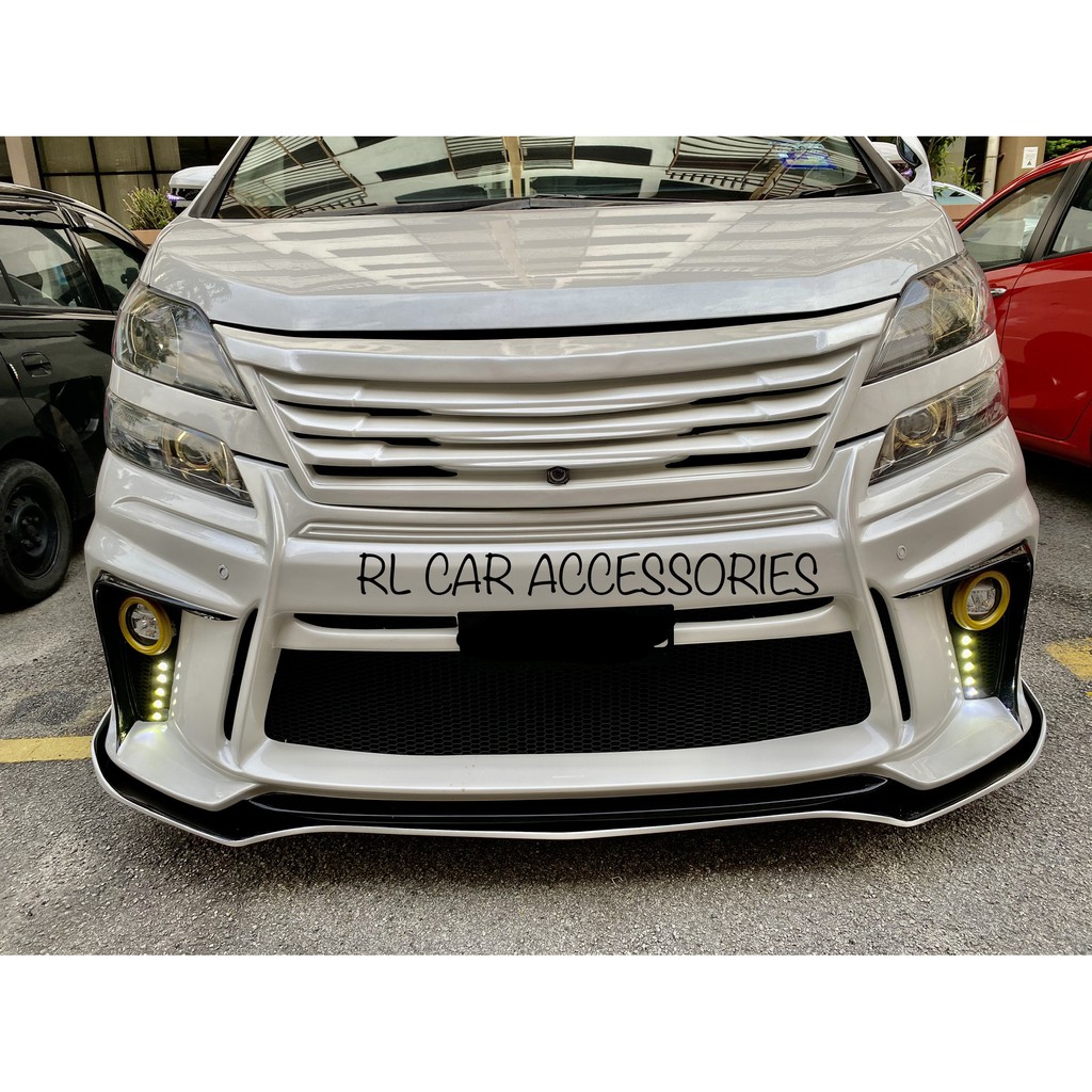 Toyota vellfire 2008 - 2014 ANH20 silk blaze bodykit body kit front ...