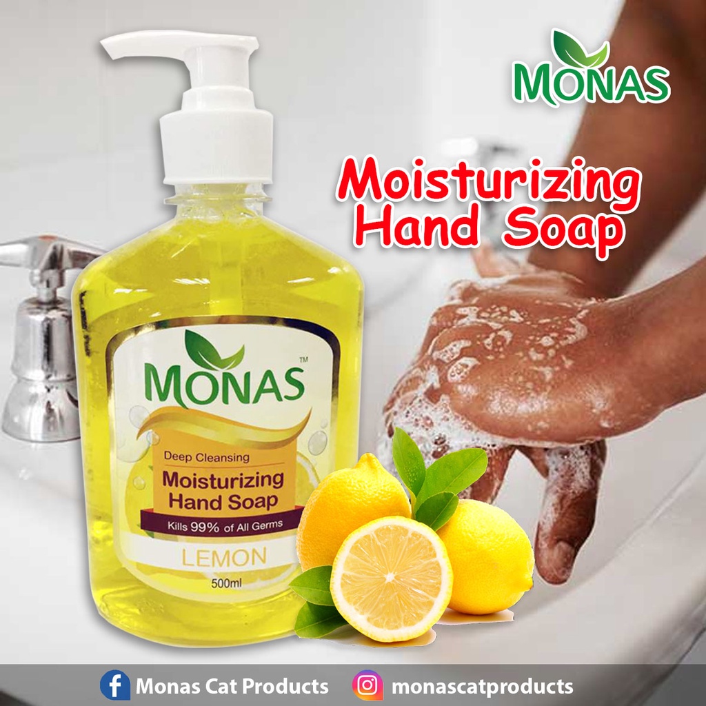 Monas Moisturizing Hand Soap/ Pencuci Tangan- 500ml | Shopee Malaysia