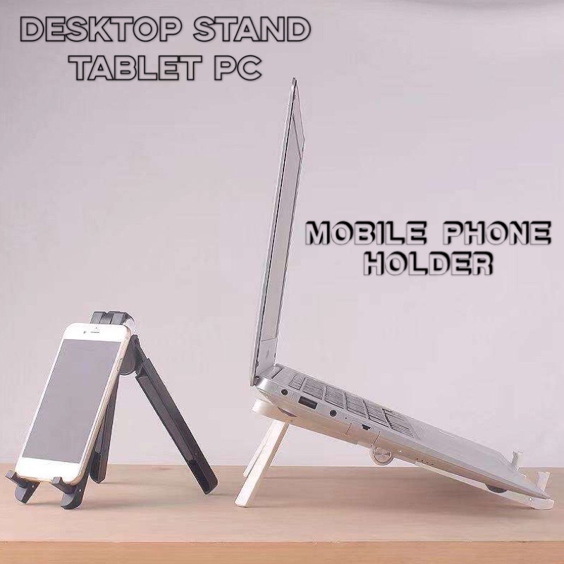 Self-adjusting tablet computer mobile desktop stand | Shopee Malaysia