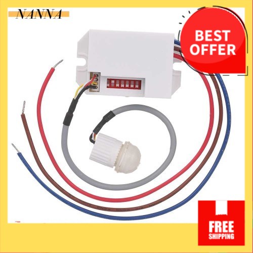 AC 220V Human Body Motion Induction PIR Infrared Sensor Switch Movement ...