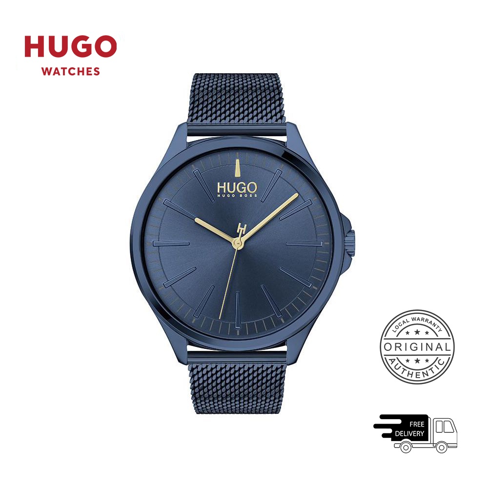 Hugo Smash Blue Men's Watch 1530136 | Shopee Malaysia