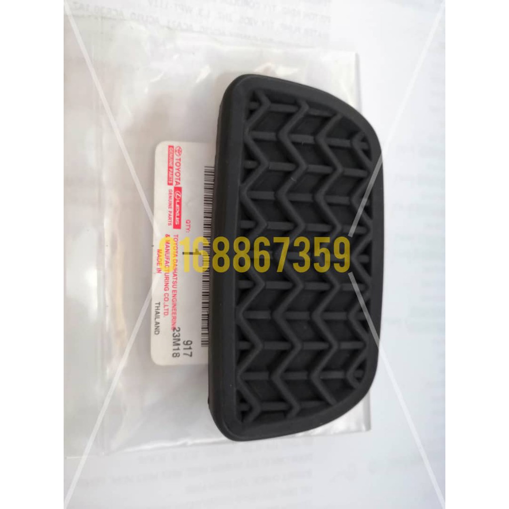 TOYOTA GENUINE BRAKE PEDAL PAD/ BRAKE RUBBER -AUTO FOR VIOS, HILUX VIGO ...