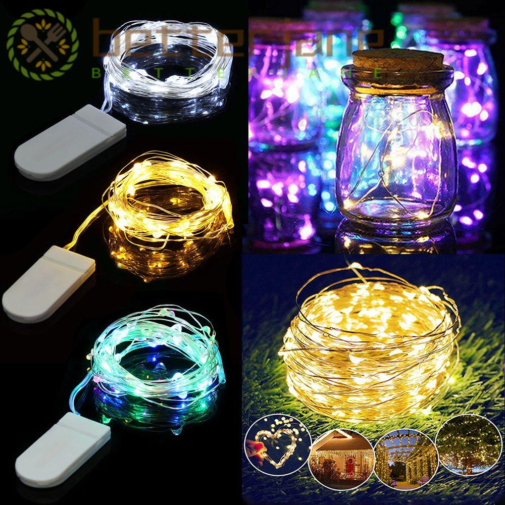 JANE 10/20/30 LED New Fairy String Lights Wedding Decoration Micro Rice ...