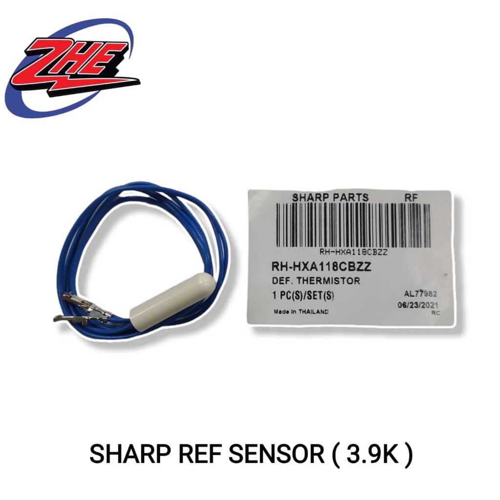 SHARP REFRIGERATOR DEFROST SENSOR RH-HXA118CBZZ ( 3.9K ) / SENSOR PETI ...
