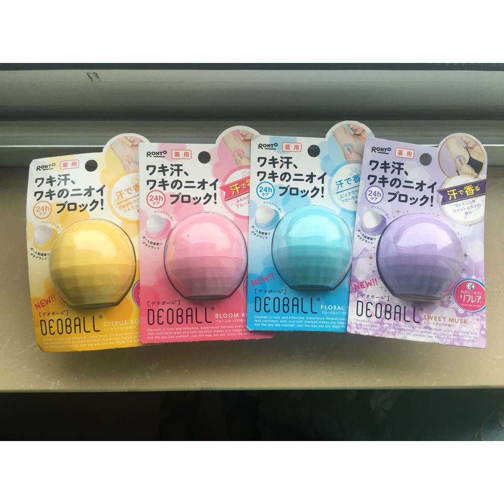 [JAPAN READY STOCK] ROHTO Deoball Deodorant Body Antiperspirants 24hour ...