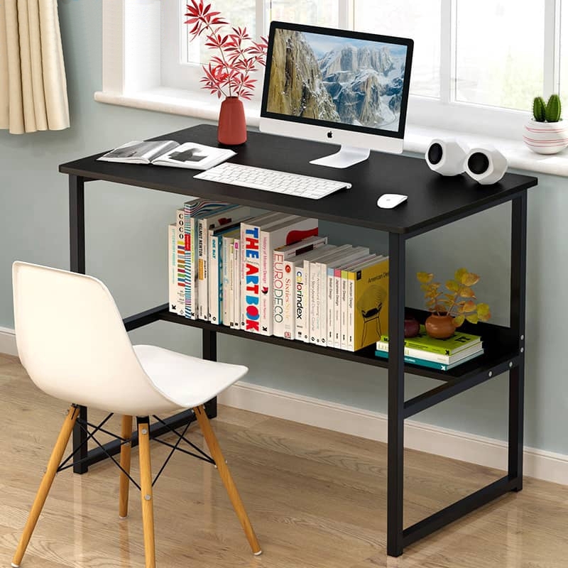 IF Simple Computer Desk PC Laptop Table Workstation Study Home Office ...