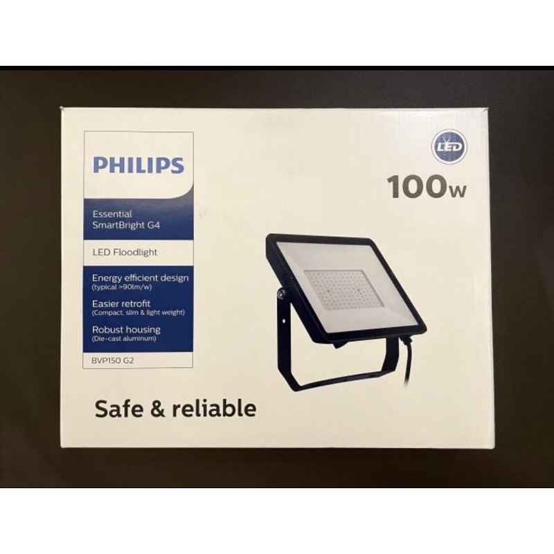 Philips LED Flood Light BVP150 LED90 PSU 100W SWB G2 GM 220-240V Outdoor LED Floodlight IP65 ...