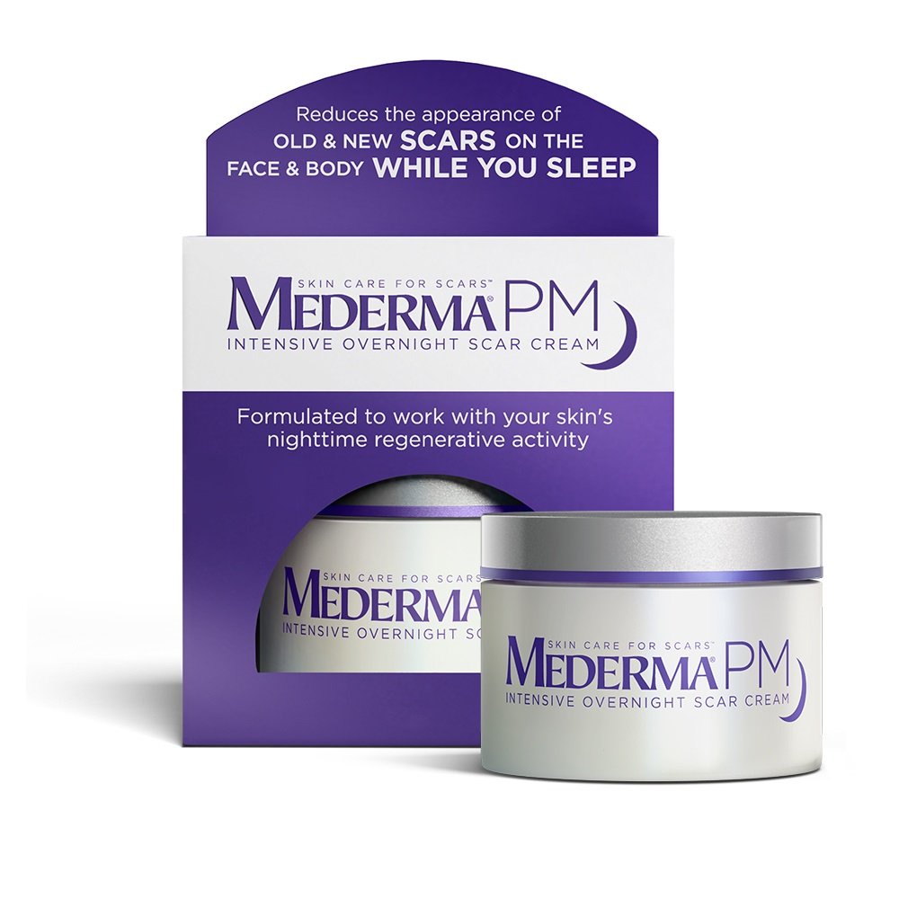 Mederma PM Intensive Overnight Scar Cream - Works with Skin's Nighttime ...