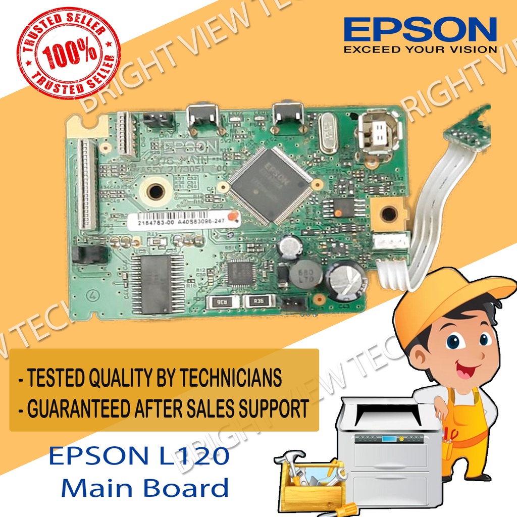 Epson L120 L121 logic/main board Brand new | Shopee Malaysia