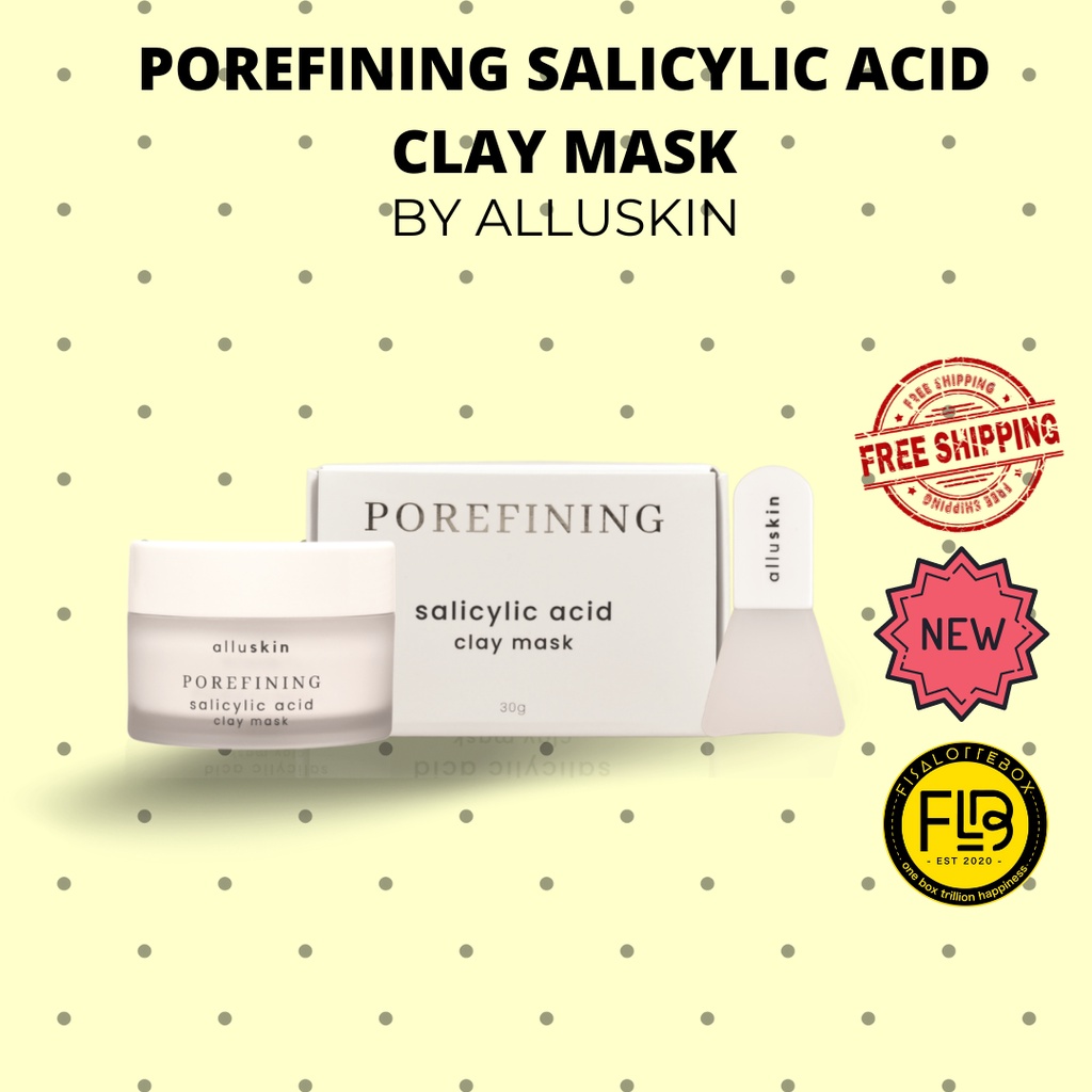 READY STOCK - ALLUSKIN POREFINING SALICYLIC ACID CLAY MASK | Shopee ...