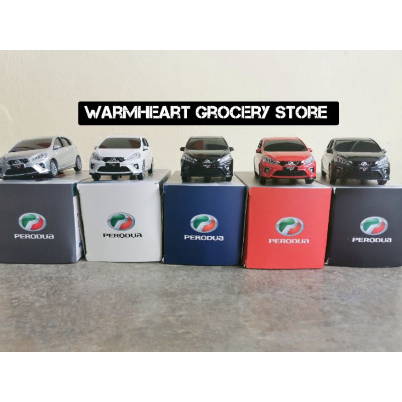 READY STOCK Official Perodua Myvi 3rd Diecast Miniature Model Toy Car ...