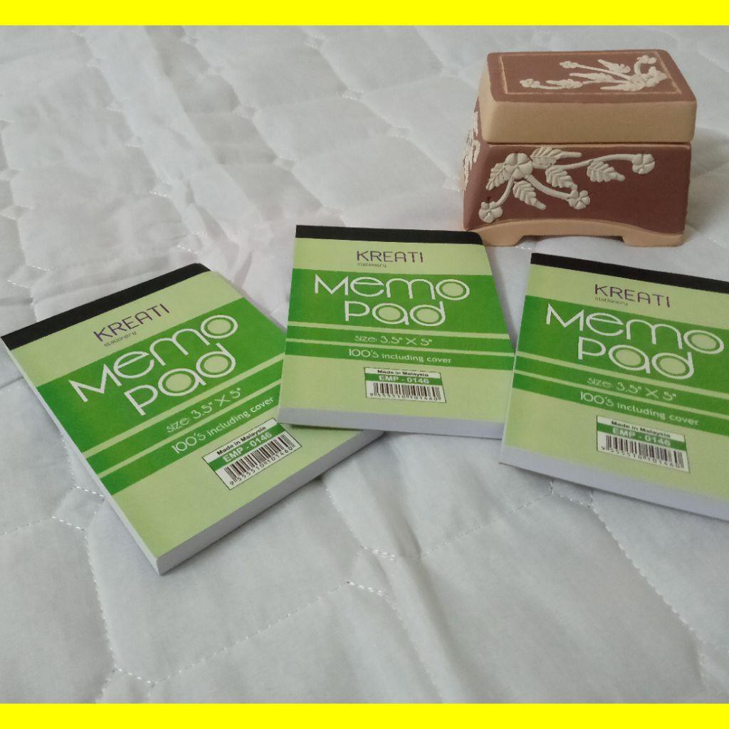 Blank daily note memo pad kertas nota kosong | Shopee Malaysia