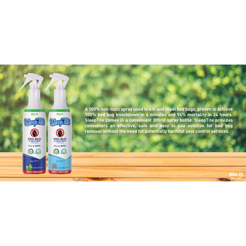 Bio-D SleepTite Bed Bug & Dust mite Control Spray Safe for Children All ...