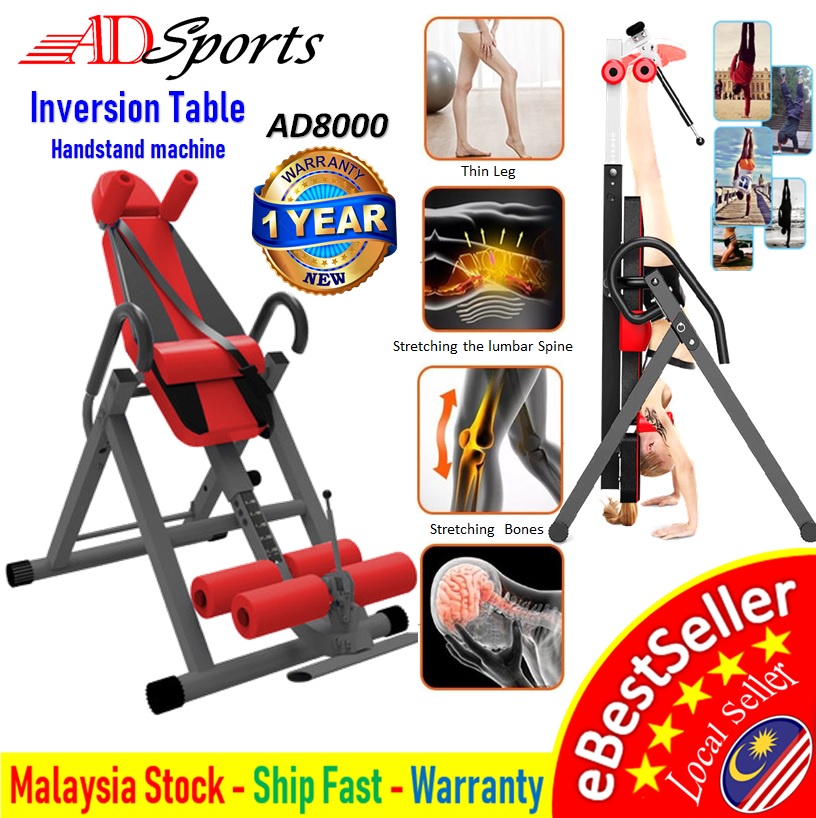 ADSports AD8000 Inversion Therapy Table Handstand Machine Exercise ...