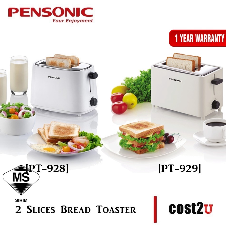 Pensonic 2 Slices Bread Toaster (Pembakar Roti,) pembakar roti pembuat ...