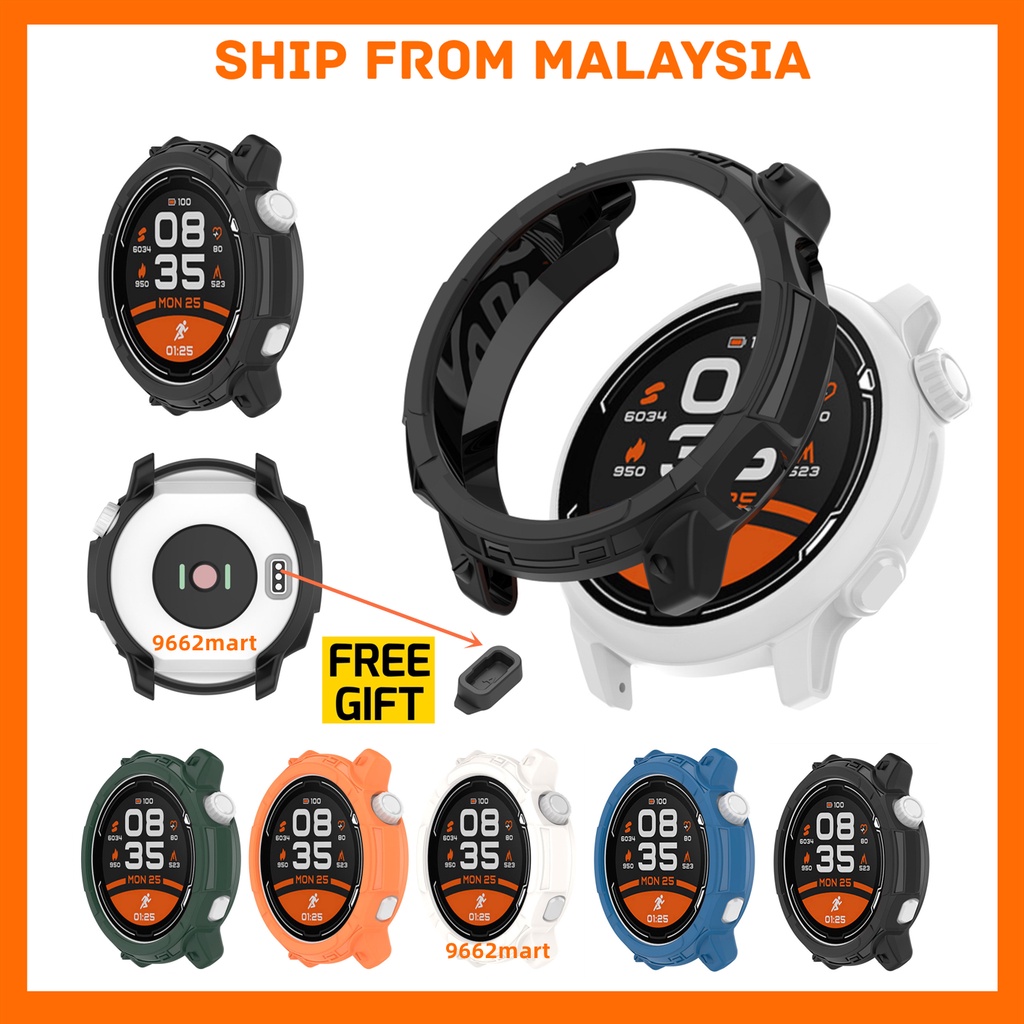 Coros Pace 2 Case Cover Casing Screen Protector Bezel Protector Soft ...