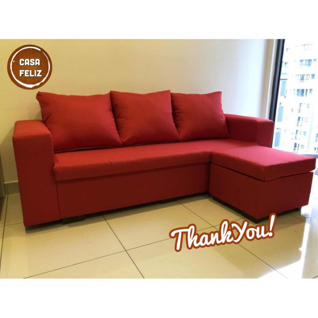 3 Seater + stool sofa | Shopee Malaysia