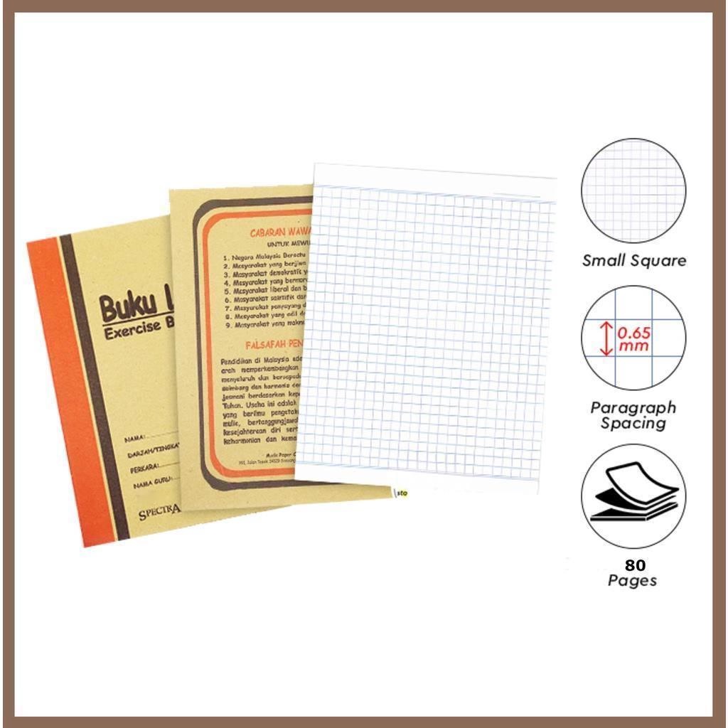 Spectra Exercise Book Buku Tulis Latihan 60/80/120/200pgs Single Line ...