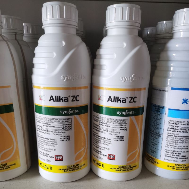 Sygenta Alika ZC 1 Liter thiamethoxam lambda cyhalothrin Racun Kesing Padi Racun Lelompat Daun ...