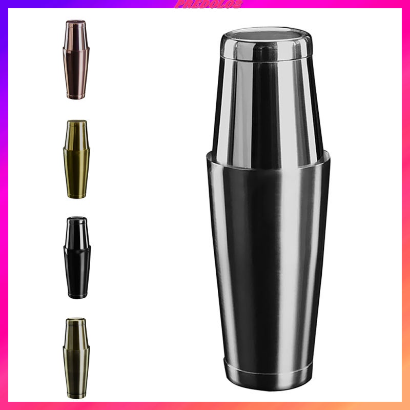 [PREDOLO2] Stainless Steel Pro Boston Shaker Can Tin Set Bartender ...