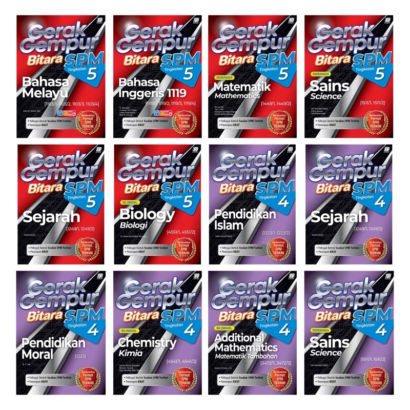 [MBO] Buku Latihan Gerak Gempur Bitara Spm KSSM Tingkatan 4.5 (2022 ) | Shopee Malaysia
