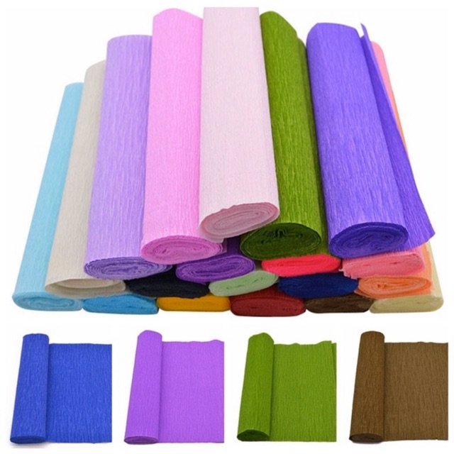 Craft Italian Crepe Paper High Quality 1 ROLL | Shopee Malaysia