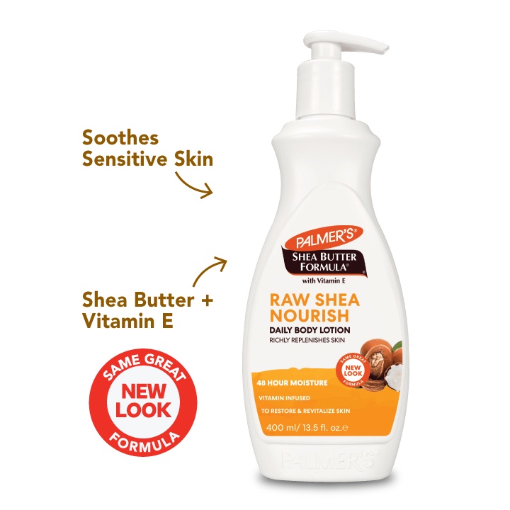 PALMER'S Shea Butter Formula with Vitamin E Raw Shea Nourish Body ...