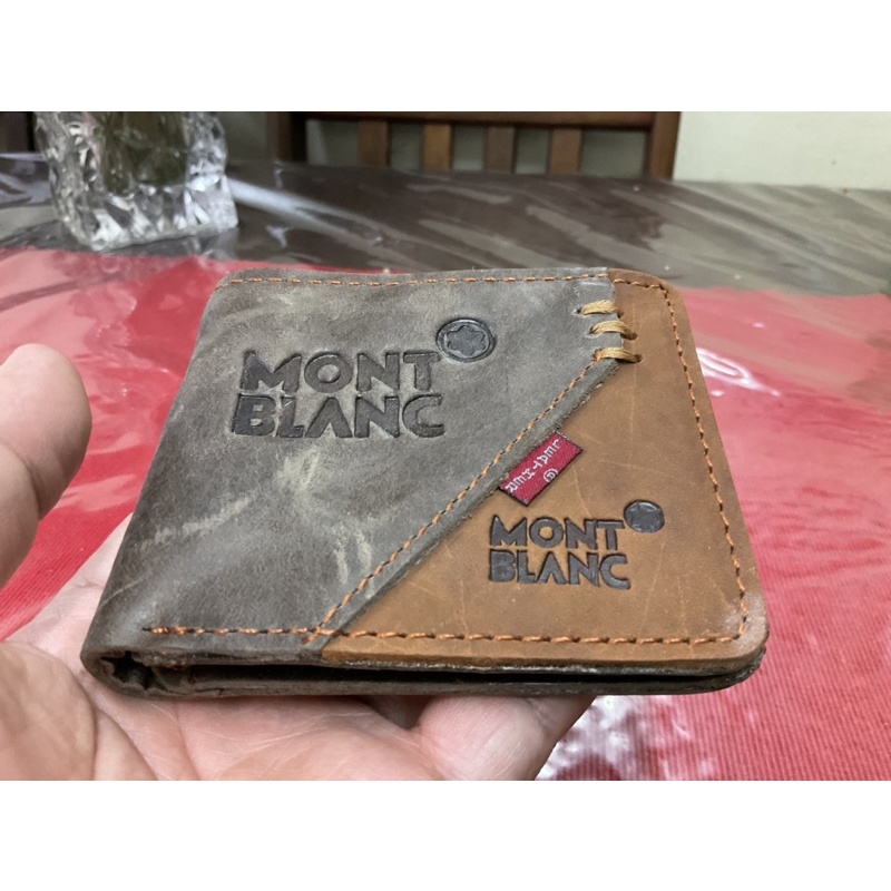Dompet wallet beg duit lipat Mont Blanc | Shopee Malaysia