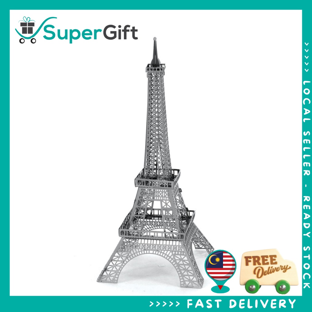 Eiffel Tower 3D Metal Puzzle Craft Puzzle 3D Besi | Shopee Malaysia