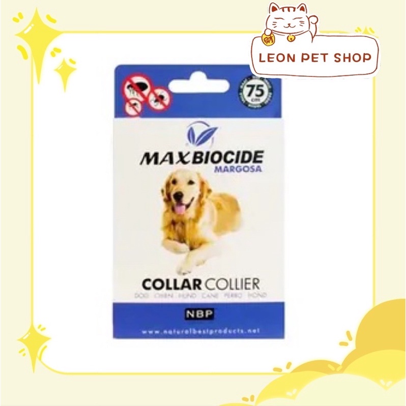 EXP 3Months Max Biocide Anti Flea & Ticks Collar (Dog) L Size 75CM ...