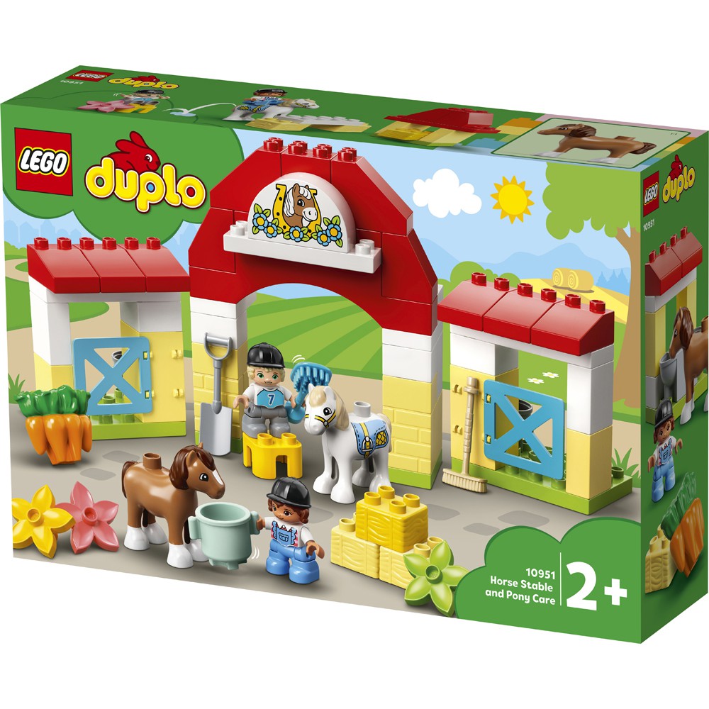 LEGO Duplo 10951 - Horse Stable and Pony Care ( Ponies, Stable, Water ...