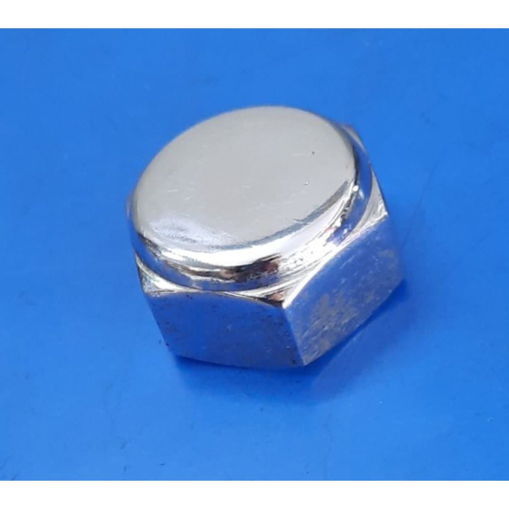 Demak DTM 150 / DTM 200 - Nut Steering Stem (Chrome) - DMX / DMXR 150 ...