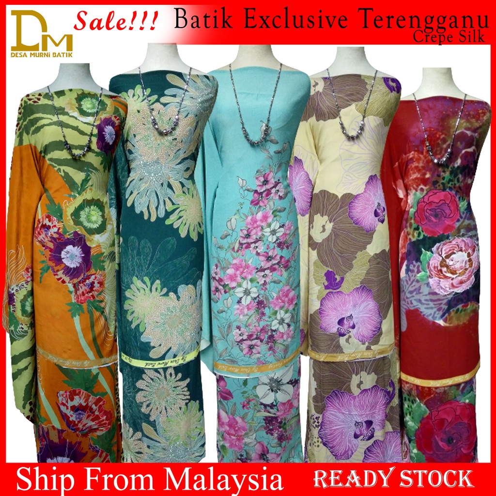 DESA MURNI BATIK - KAIN PASANG - BATIK SUTERA TERENGGANU-CREPE SILK ...